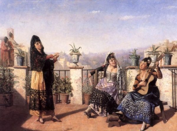 Las revolucionarias majas y su mantilla española, famosas por Goya